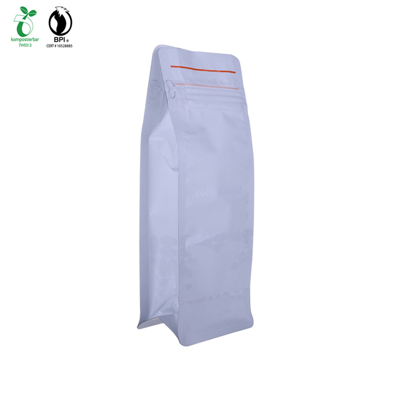 Front Ziplock Doypack Square Bottom Plastic Bag With Environmental ...
